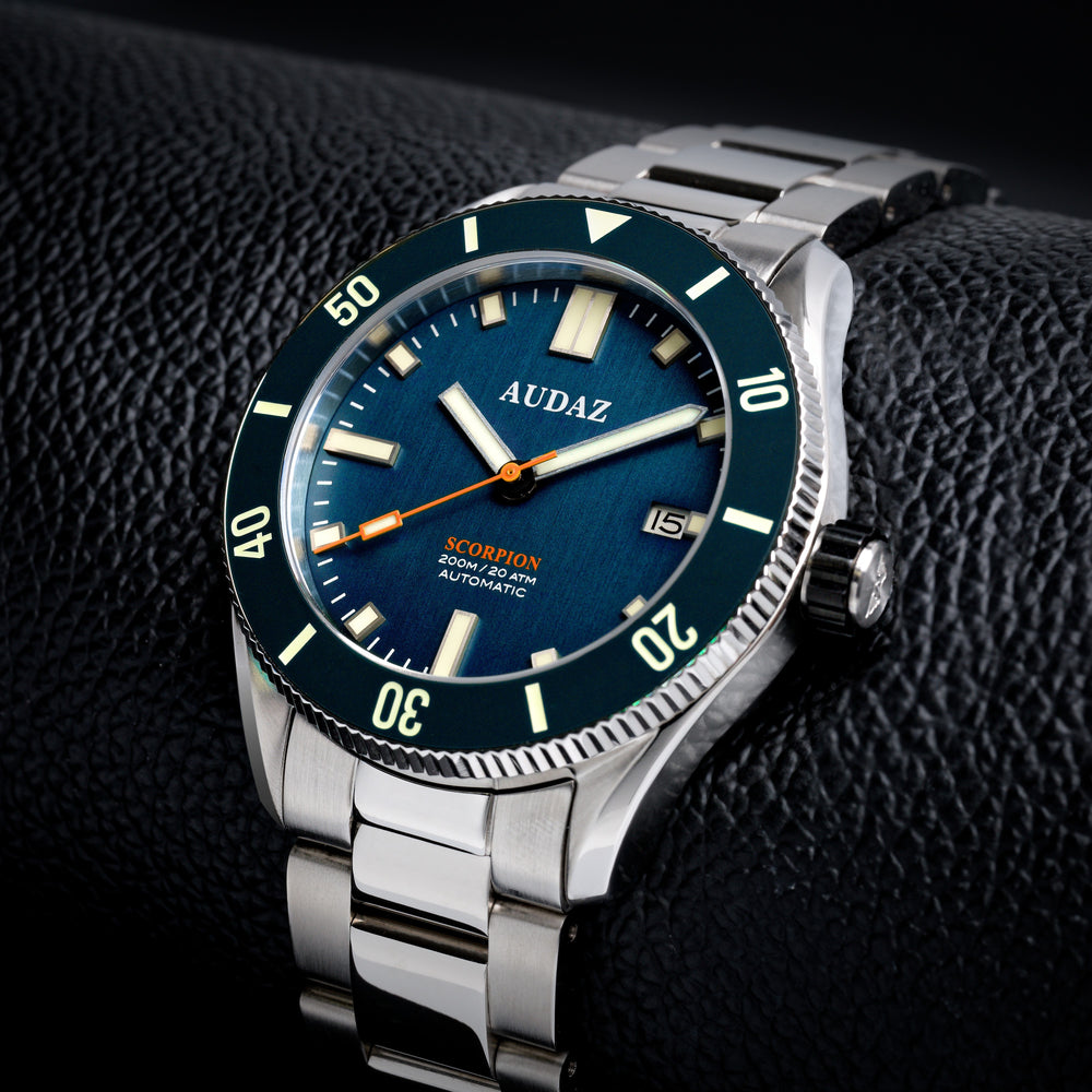 AUDAZ SCORPION I 200m Dive Watch I Miyota 9015 Automatic I Sapphire ...