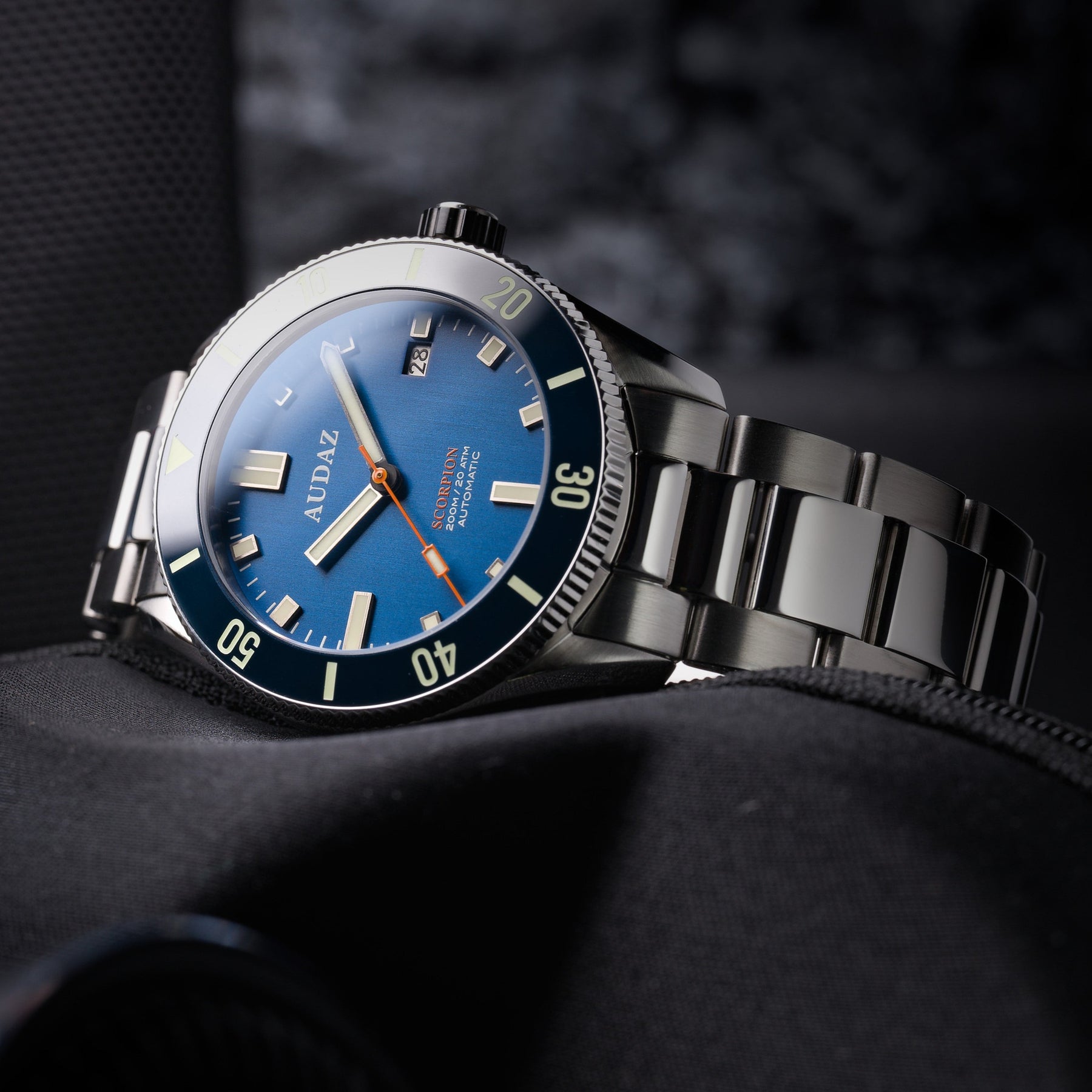 AUDAZ SCORPION I 200m Dive Watch I Miyota 9015 Automatic I Sapphire ...