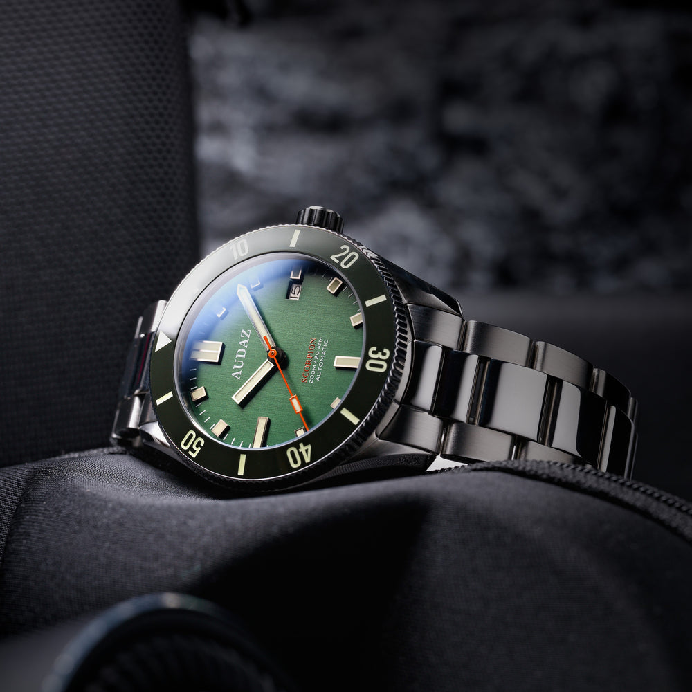 AUDAZ SCORPION I 200m Dive Watch I Miyota 9015 Automatic I Sapphire ...
