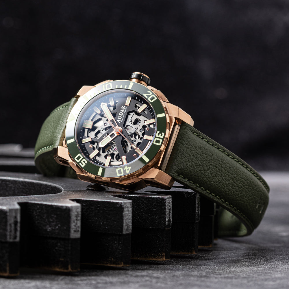 Audaz Quantum Collection I Skeletonized Automatic Movement - Audaz Watches