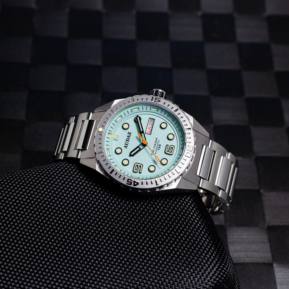 Tri-Hawk Dive Watches I Lume Dials with Tritium Tubes I Automatic ...