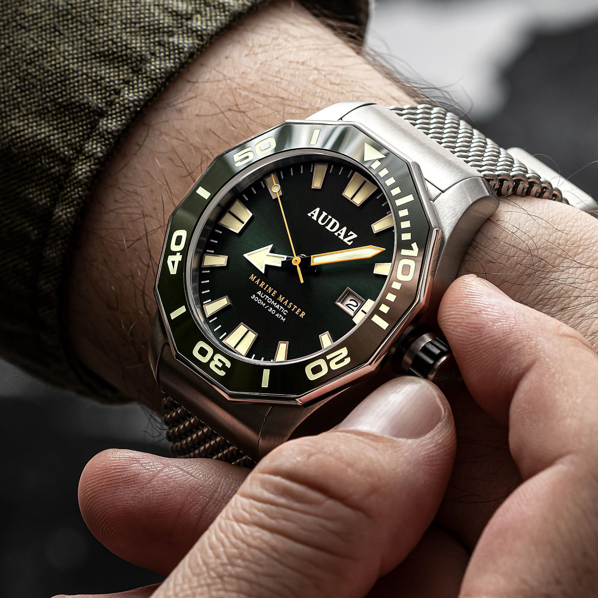 AUDAZ MARINE MASTER 300m Dive Watch I Automatic I Sapphire Crystal ...