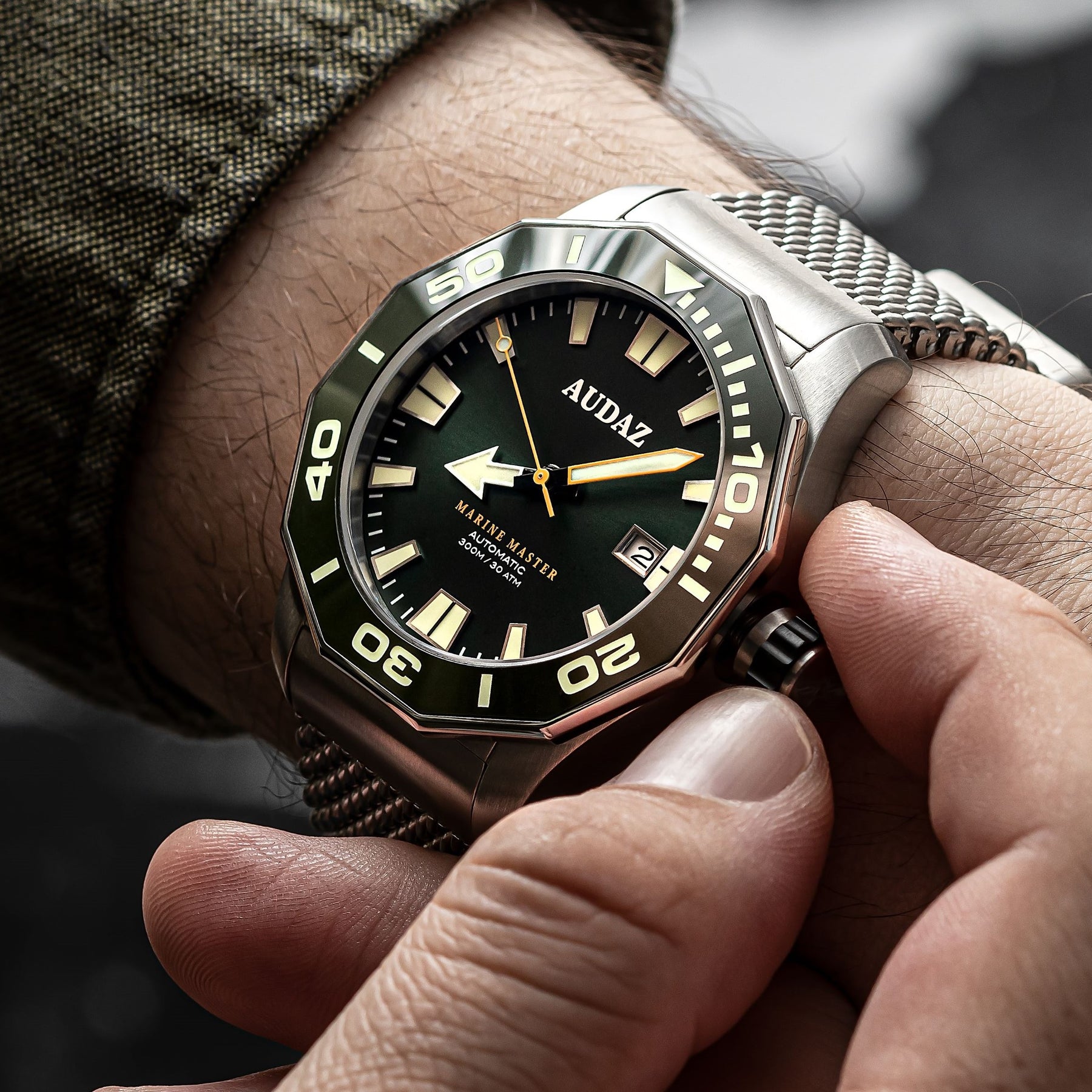 AUDAZ MARINE MASTER 300m Dive Watch I Automatic I Sapphire Crystal ...